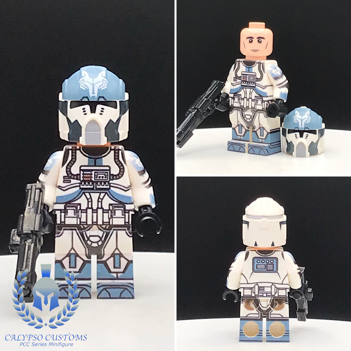 Calypso Customs Wolfpack Clone Pilot Custom Printed PCC Series Minifigure
