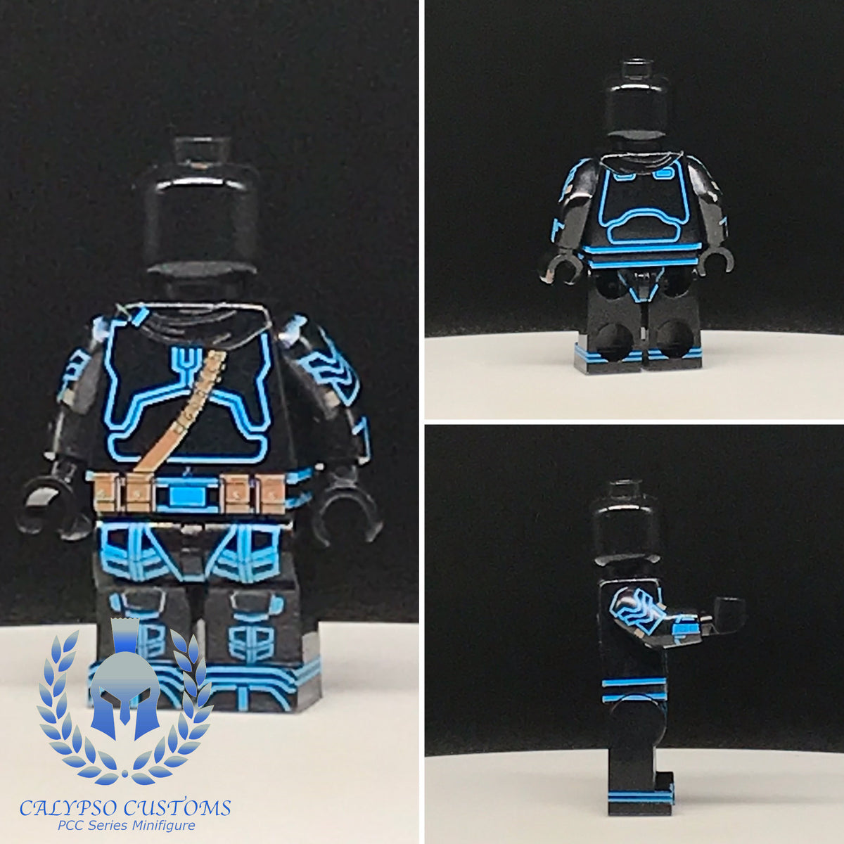 Calypso Customs Mandalorian Tron Merc Armor V2 PCC Series Minifigure Body
