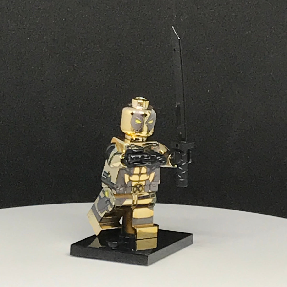 Calypso Customs X-Men Deadpool Chromed Custom Printed PCC Series Minifigure