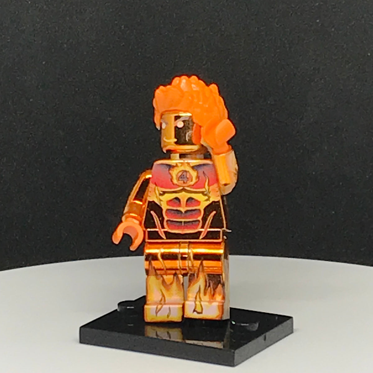 Calypso Customs Chromed Flame On Human Torch Custom Printed PCC Series ...
