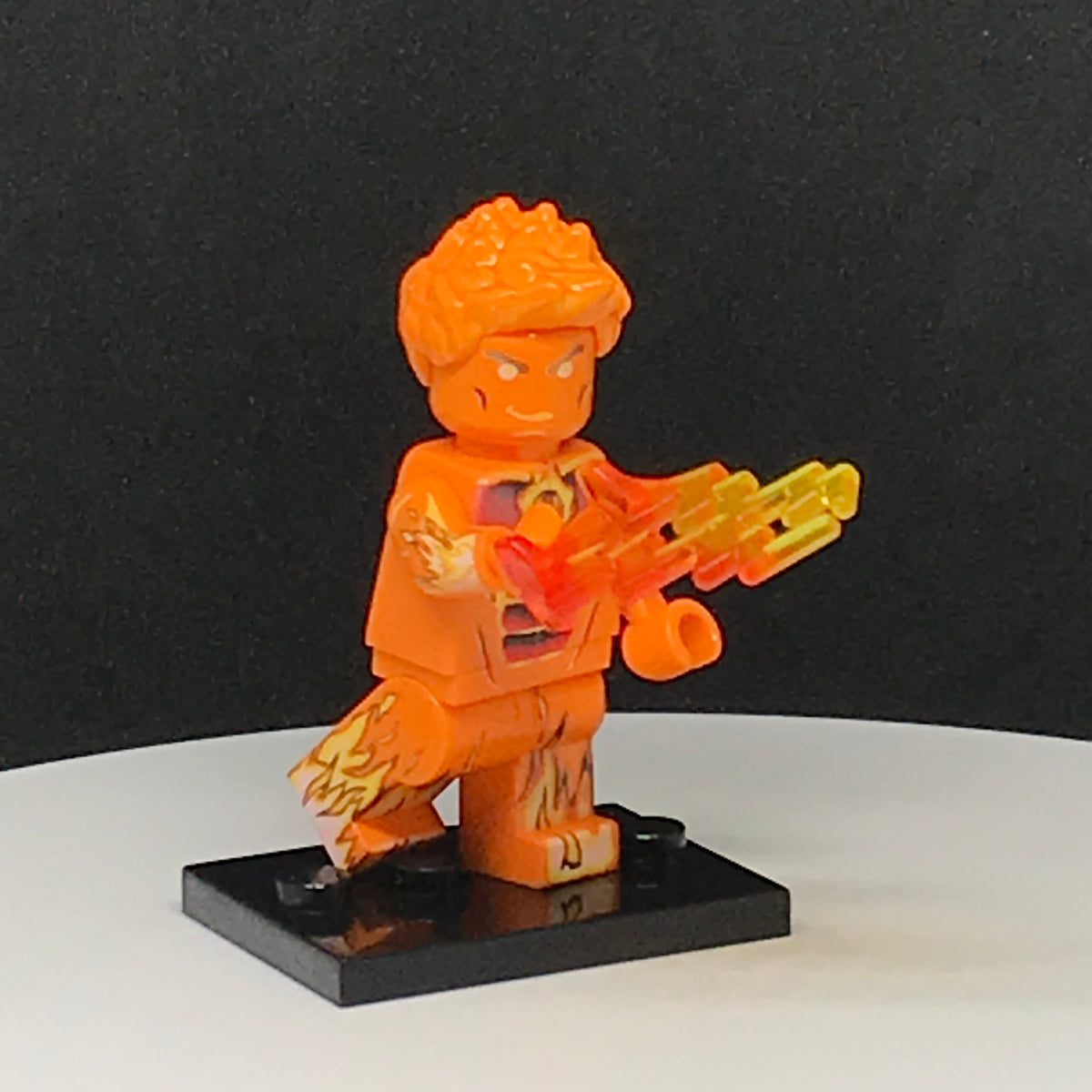 Calypso Customs Human Torch Custom Printed PCC Series Minifigure