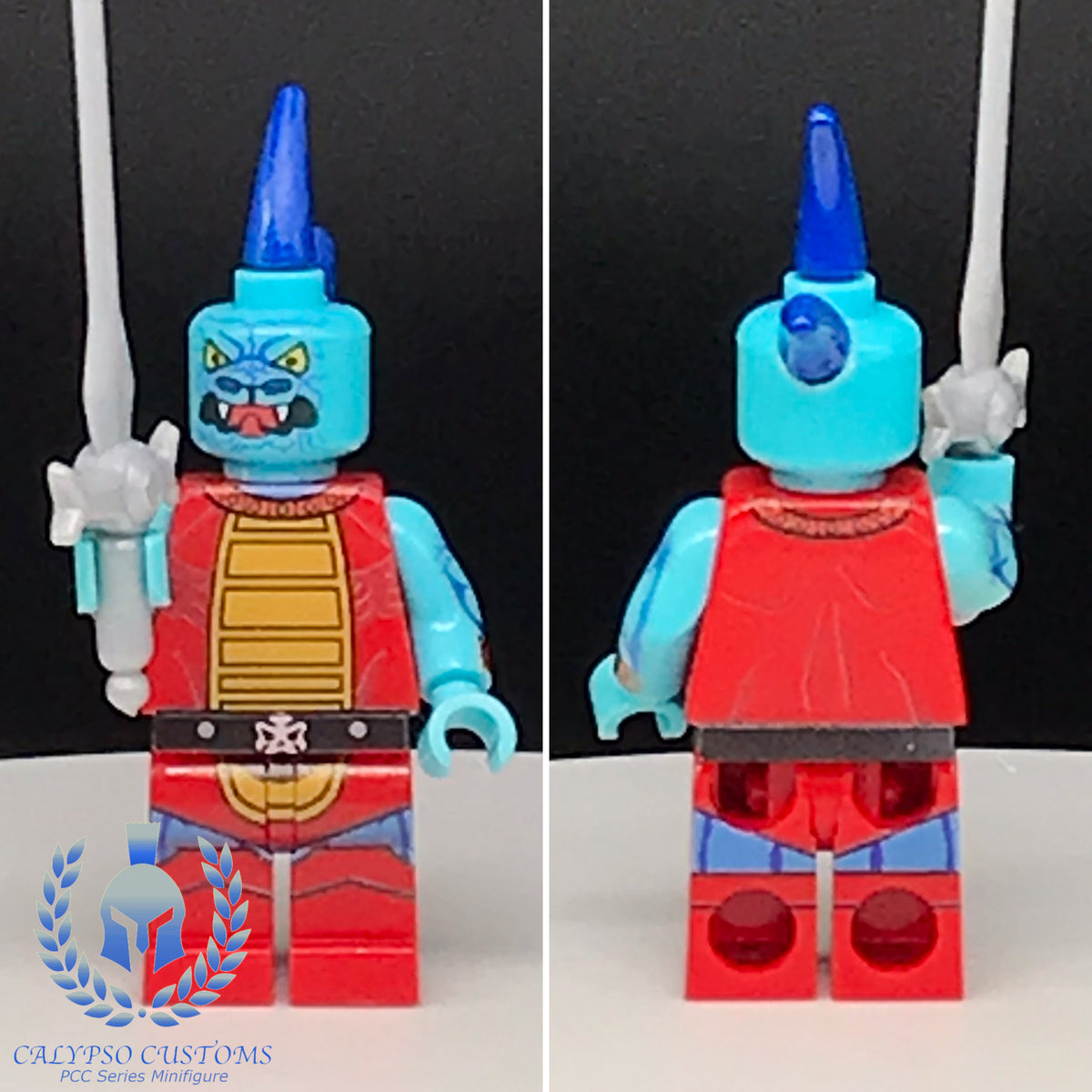 Calypso Customs MOTU Fangman Custom Printed PCC Series Minifigure